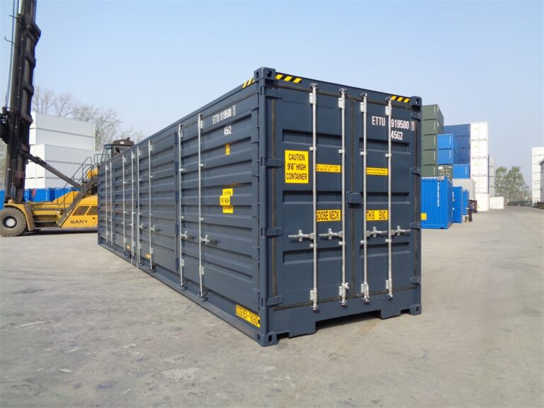 40 Fuß High Cube Container, 3 Seiten zu öffnen (Side Door ...