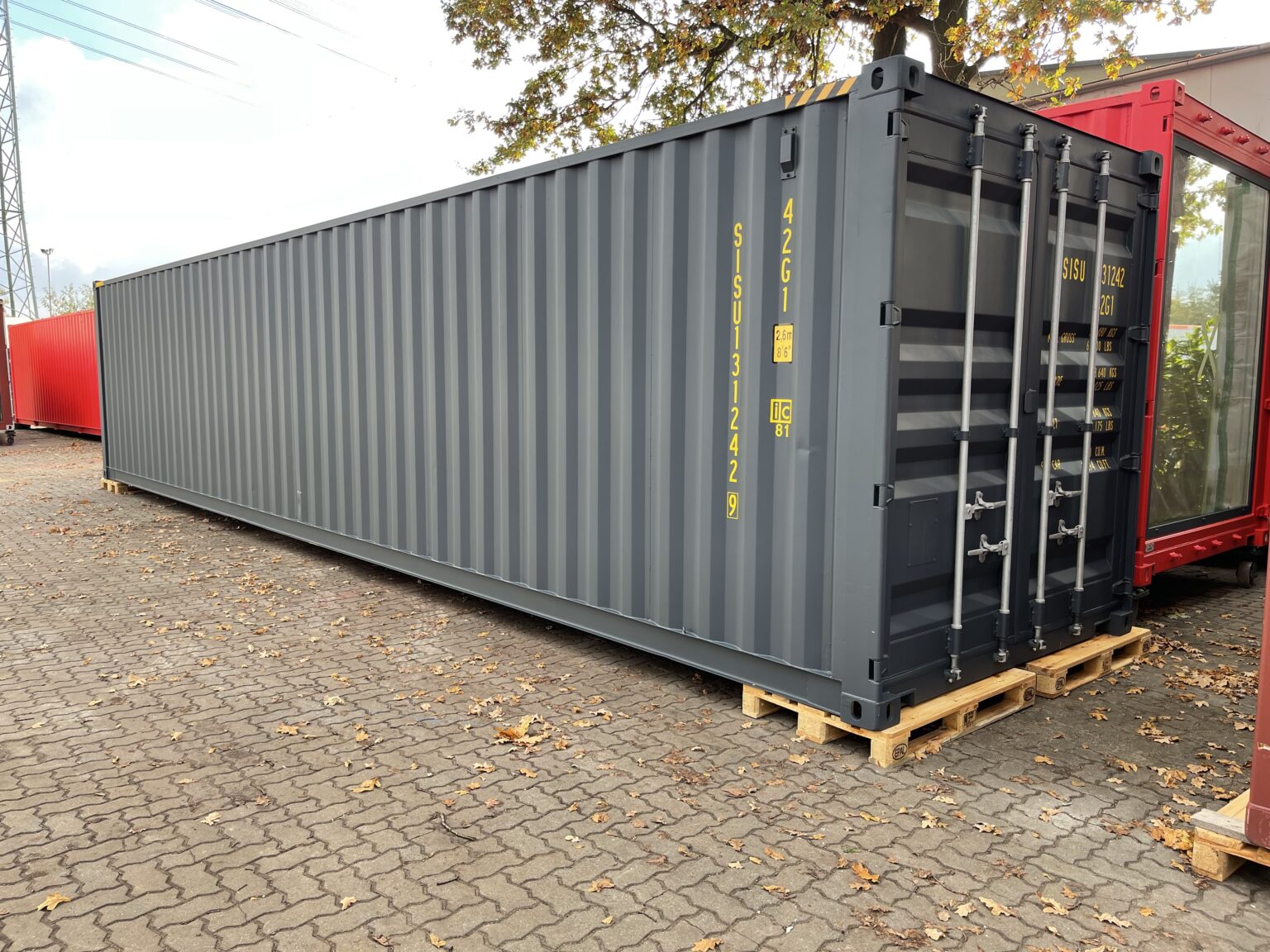 40 Fuß High Cube Container, 3 Seiten zu öffnen (Side Door ...