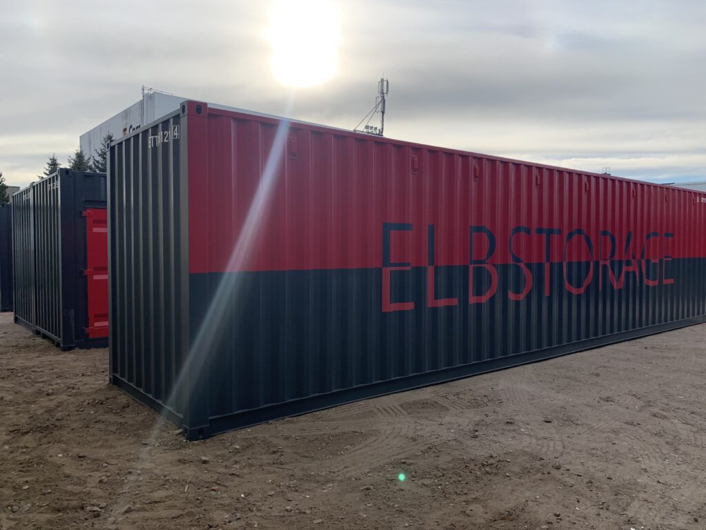 40 Fuß High Cube Container, 8 Abteile (Selfstorage) - Containerbasis.de