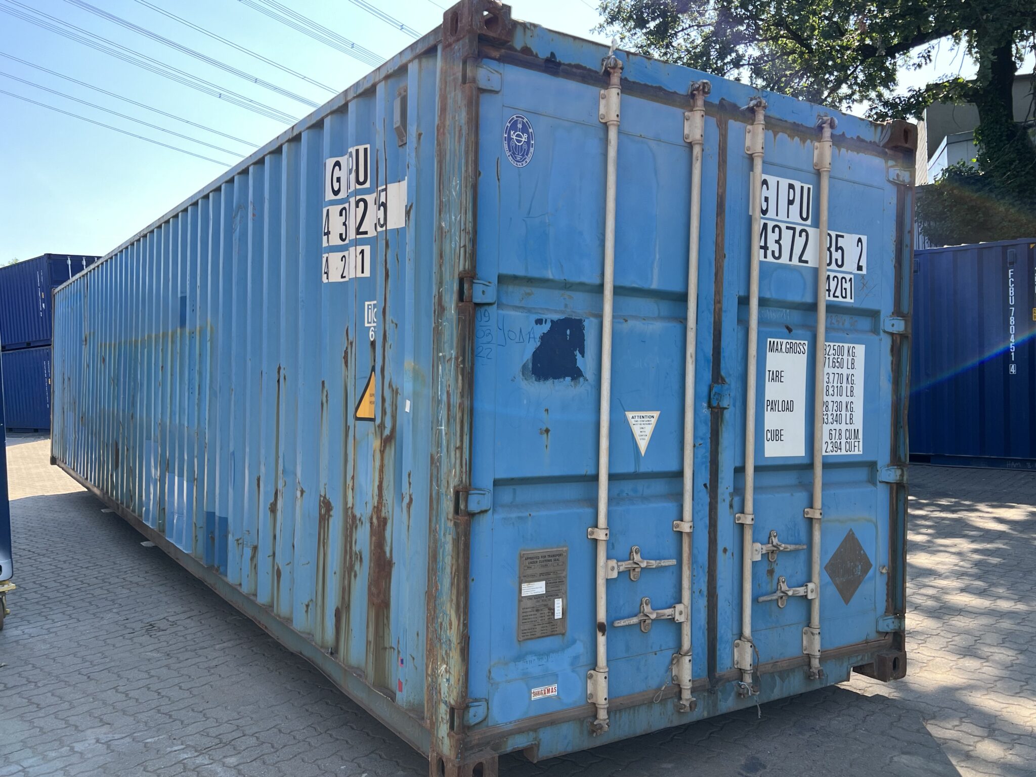 20 Fuß Container mit offener Seite (Side Door) - Containerbasis.de