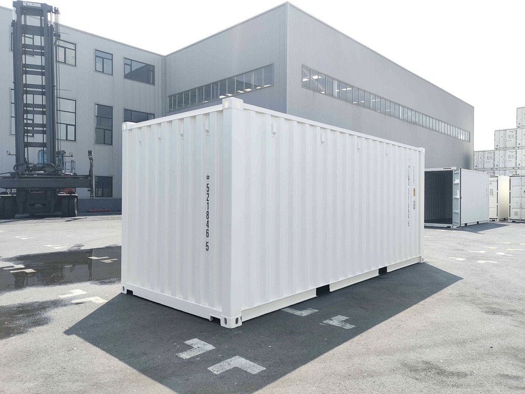 20 Fuß Container, weiß - Containerbasis.de